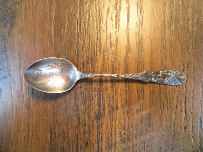 Rare PAYE & BAKER Indian Chief & Corn STERLING SOUVENIR SPOON TIJUANA ...