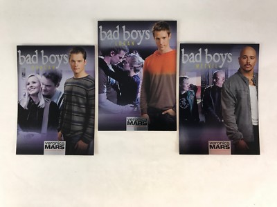 VERONICA MARS SEASON 2 (Inkworks) Complete BAD BOYS Chase Card Set (BL1 ...