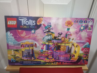 New! LEGO 41258 Trolls Vibe City Concert Trolls World Tour (494pcs ...