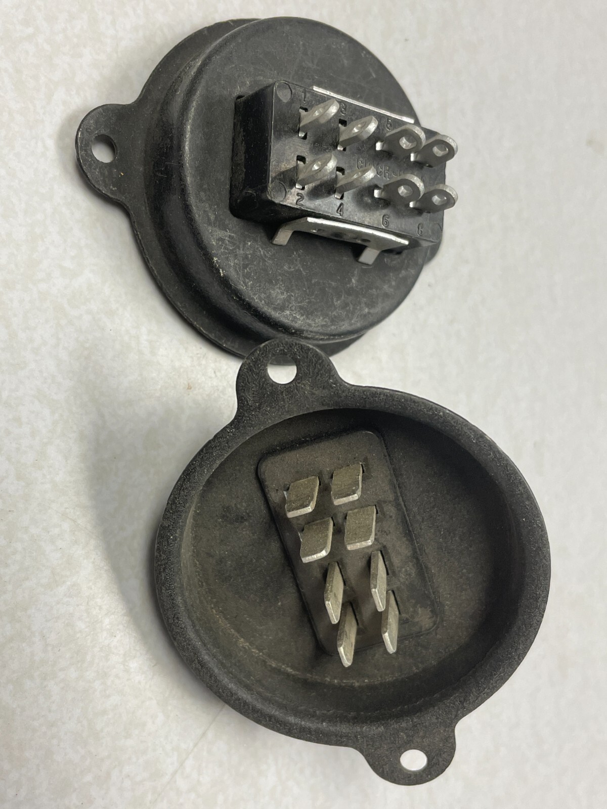 Cinch Jones Plug Male P-308-RP P-308-CCT 8 pin Connector Panel Mount | eBay