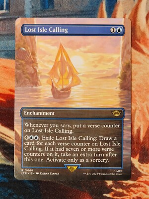 Lost Isle Calling 444 Borderless Lord Rings Tales Middle-earth Magic MTG LTR | eBay