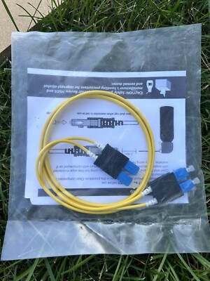 Corning SC to SC SPSC Fiber Optical Patch Cable Single Mode Duplex SMF ...