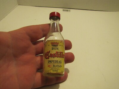 VINTAGE RON CASTILLO IMPERIAL RUM? 50 ML GLASS BOTTLE | eBay