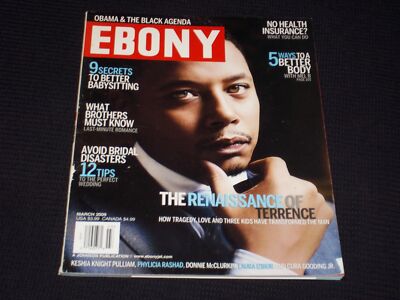 2009 MARCH EBONY MAGAZINE - TERRENCE HOWARD COVER - L 15840 | eBay