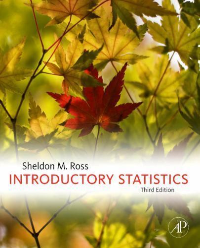 Introductory Statistics by Sheldon M. Ross (2010, Hardcover) for sale ...