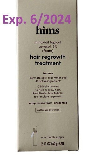 hims Minoxidil 5% Foam - Extra Strength Hair Regrowth Solution SEE PIC ...