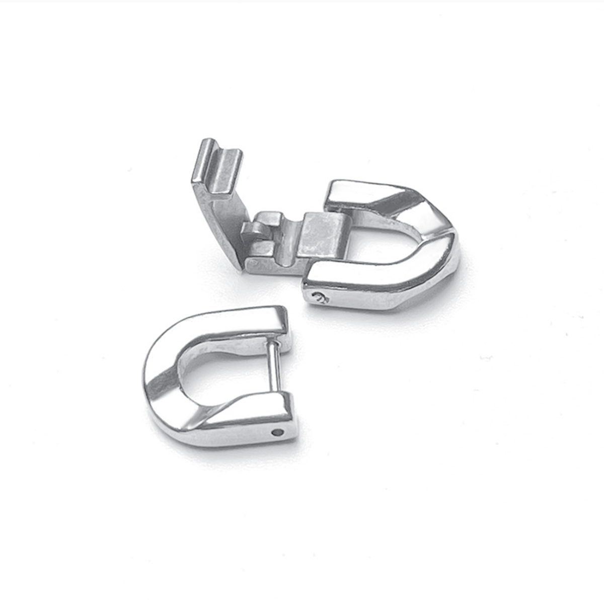 U-shaped buckle S.steel polished resistant chain buckle connector 5set ...