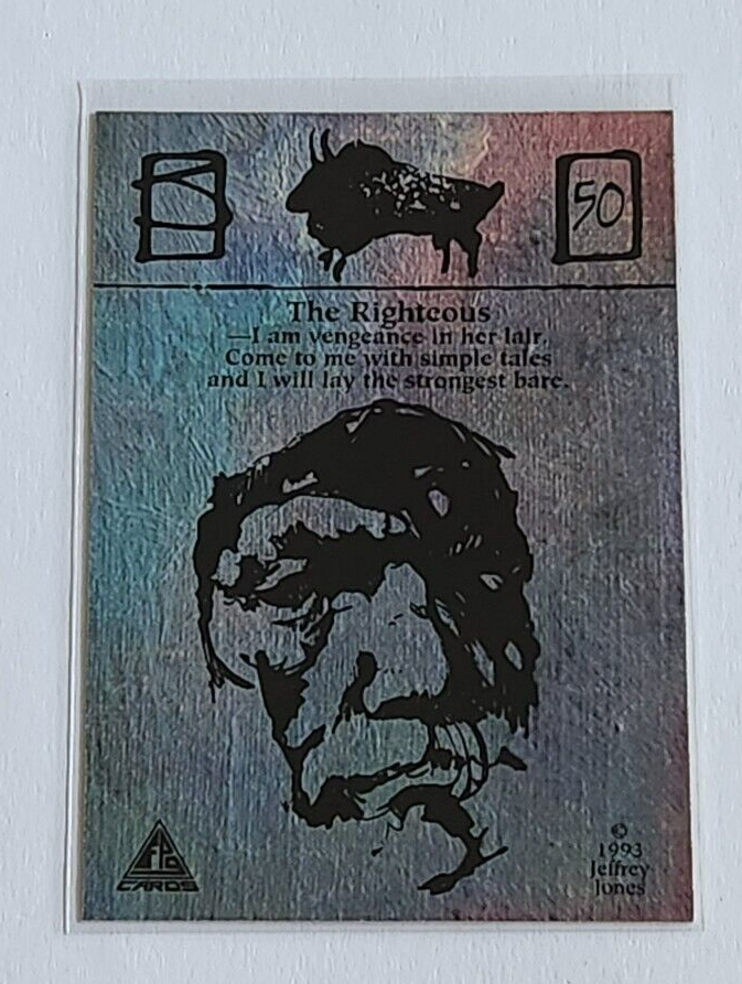 1993 JEFFERY JONES THE RIGHTEOUS FPG TRADING CARD #50 | eBay