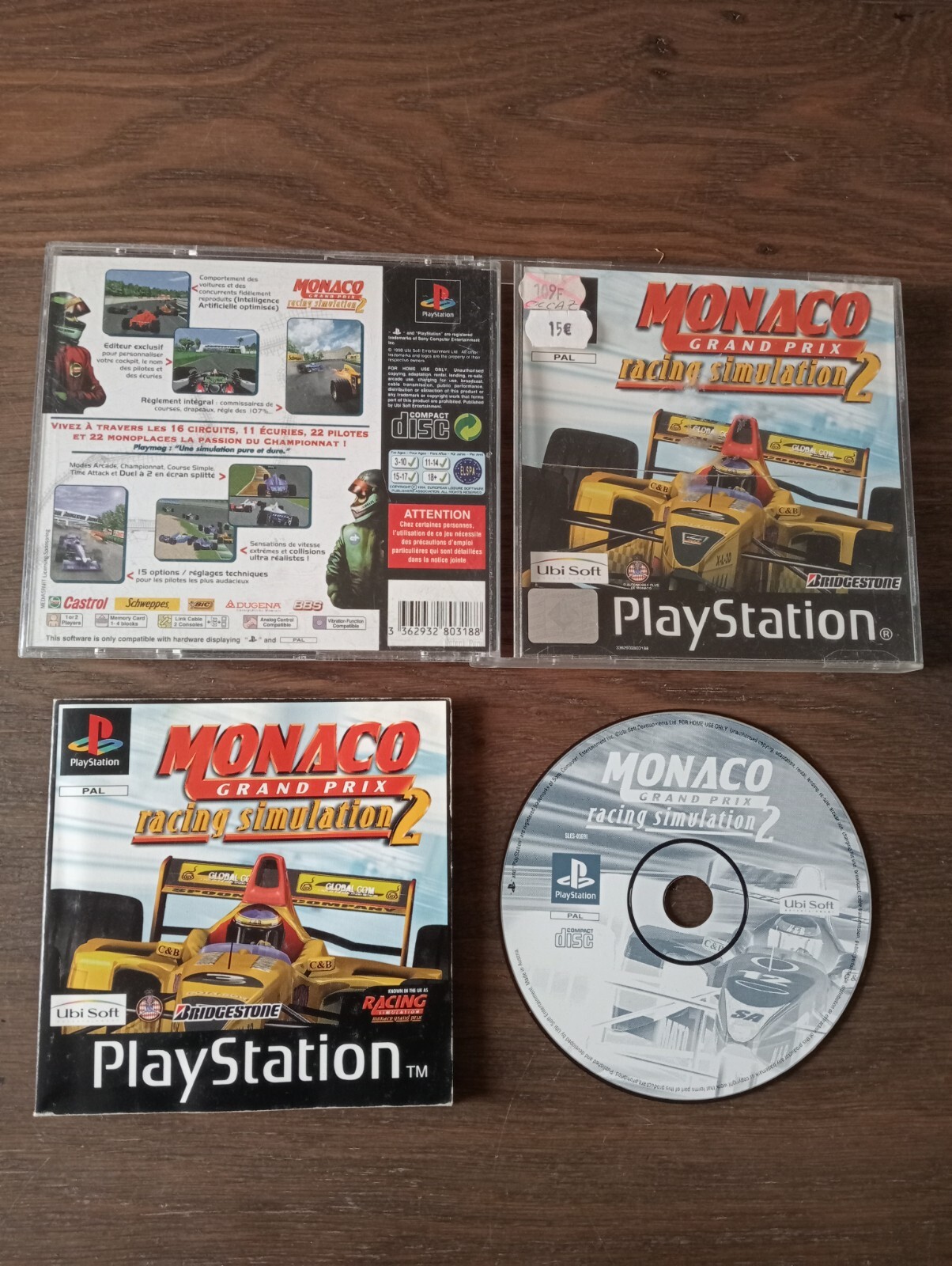 Monaco Grand Prix Racing Simulation Playstation - Prix - Photo ...