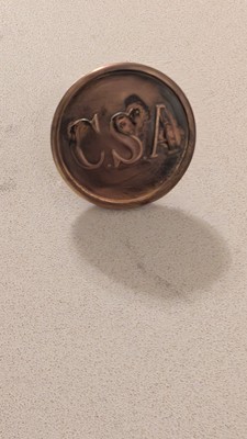 Confederate CSA Uniform Button | eBay