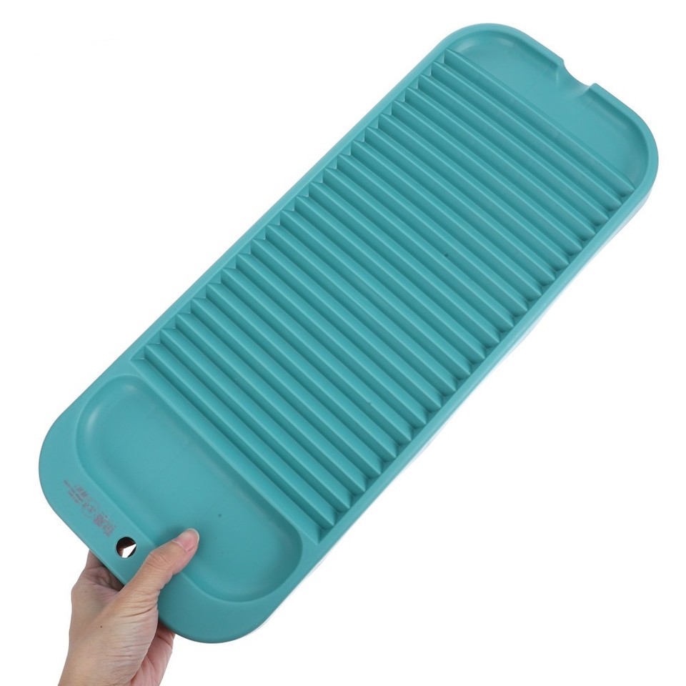 Plastic Washboard With Soap Rack Mini Washboard Scrubbing Washboard Mat ...