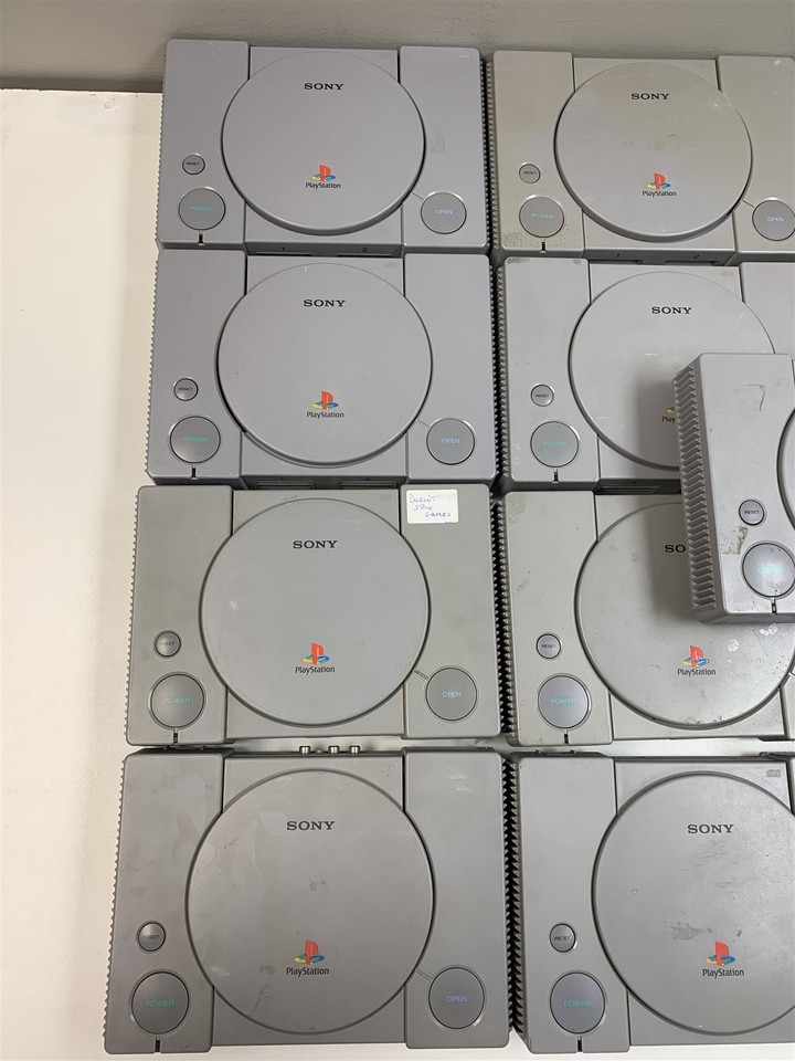 Lot of 16 Damaged Broken PS1 PlayStation 1 Consoles for Parts/Repair | eBay