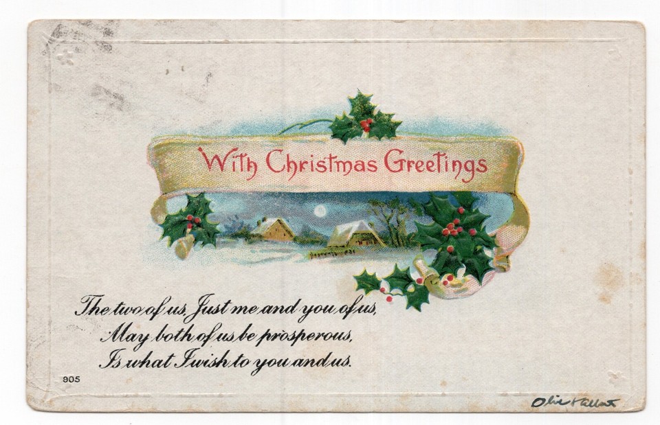 1926 2c Postcard Bernardsville NJ Somerset County Christmas Seal | eBay