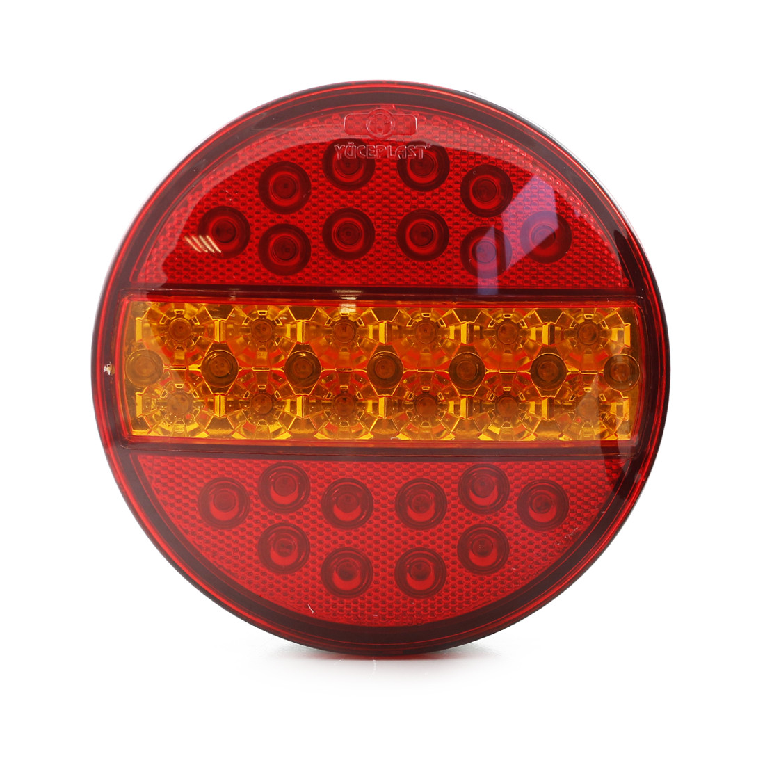 2x 12V LED REAR ROUND HAMBURGER TAIL LAMP LIGHTS LORRY TRUCK CAR VAN ...