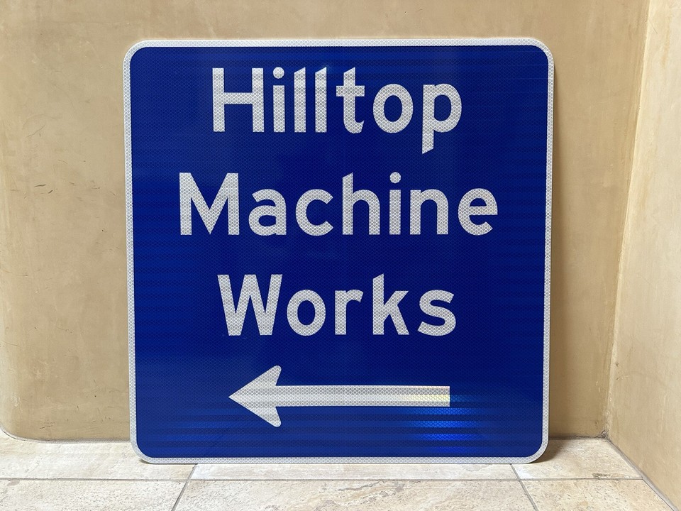 CUSTOM TRAFFIC SIGN (Square OR Diamond Shape) 24"x24" HIP Reflective ...