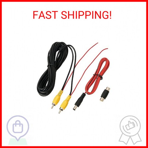 QDiShi Backup Camera RCA Video Cable, Car Reverse Rear View Camera ...