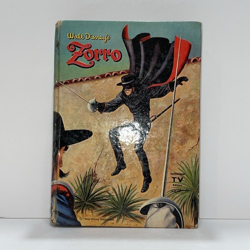Walt Disney’s Zorro Hardcover Book Steve Frazee Whitman 1958 | eBay