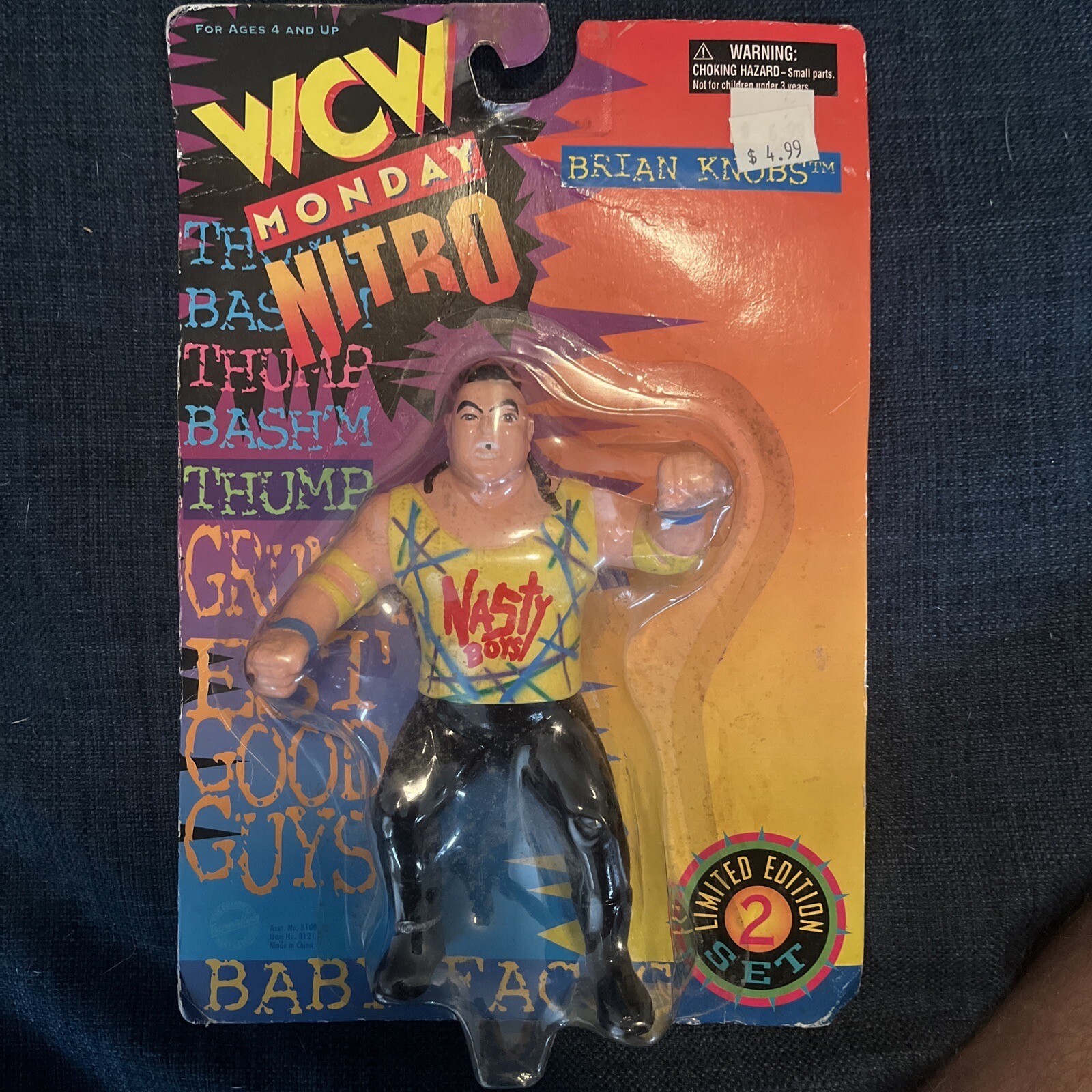 Brian Knobs WCW Monday Nitro Original Toymakers 1997 NIB New In Box | eBay