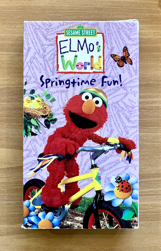VHS ~ Elmo’s World: Springtime Fun! ~ Color ~ FS ~ NR ~ 50 Mins ~ '02 ...
