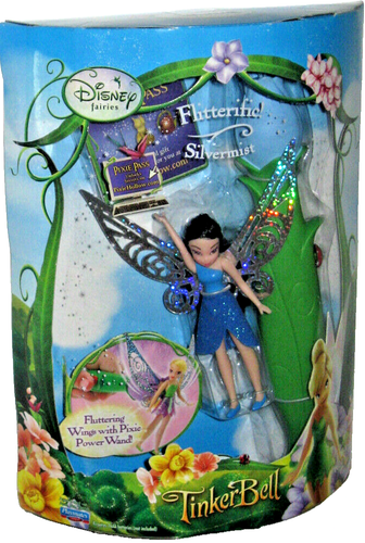 Disney Flitterific Silvermist Tinkerbell Wand Dolls Pixie Fairies 2009 ...