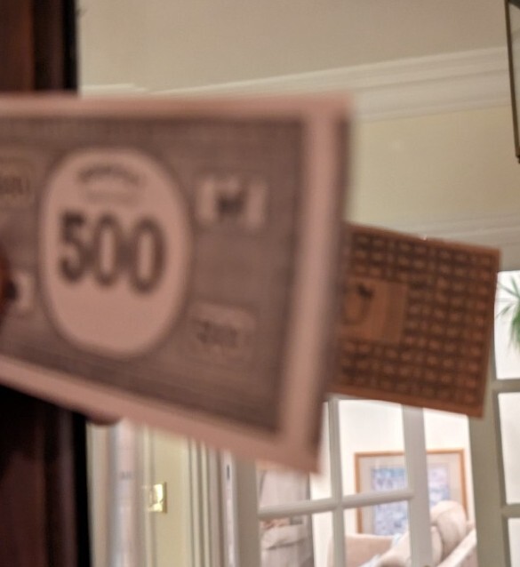 Unique $500 Note Misprinted Monopoly Money Cash Vintage 1972 ...