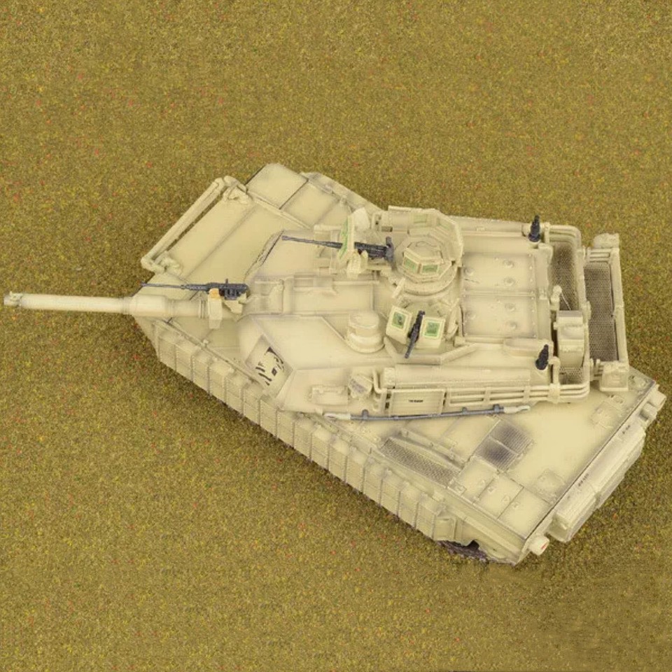 13.5cm Diecast Alloy 1/72 Scale US Army M1A2 TUSK I Tank Simulation ...