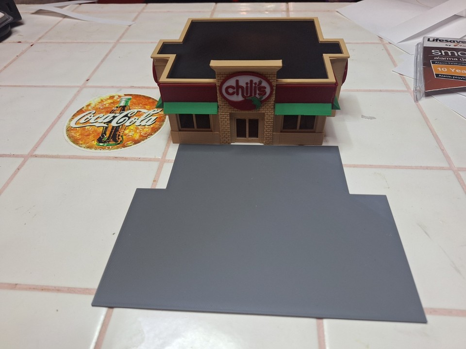 Ho Scale Chilis Style Building Ho Train Building Built Ho Model Train ...