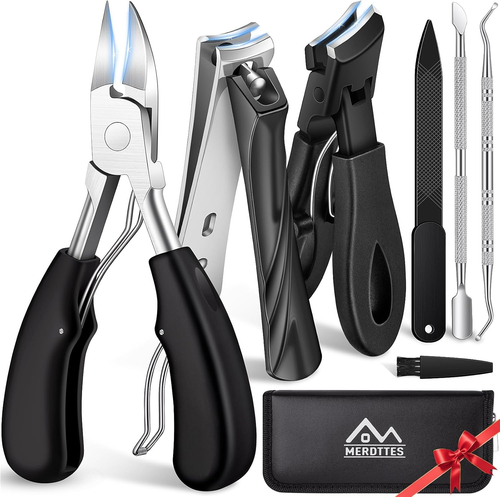 Toenail Clippers for Seniors Thick Toenails, Sharp Ingrown Toenail ...
