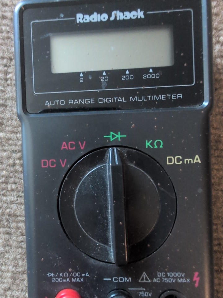 Radio Shack Digital Multimeter 22-166B LCD TESTED Works great | eBay