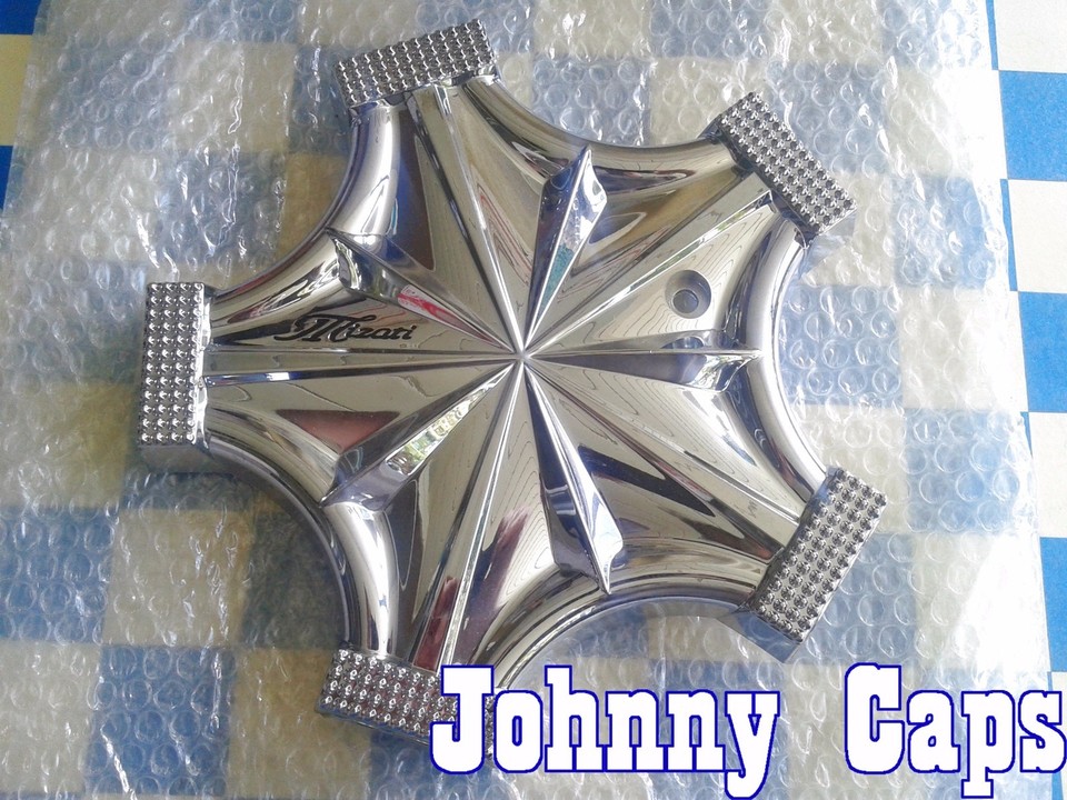 MIZATI Wheels [60] CHROME Center Caps # HCAP-01 Custom Wheel NEW ...