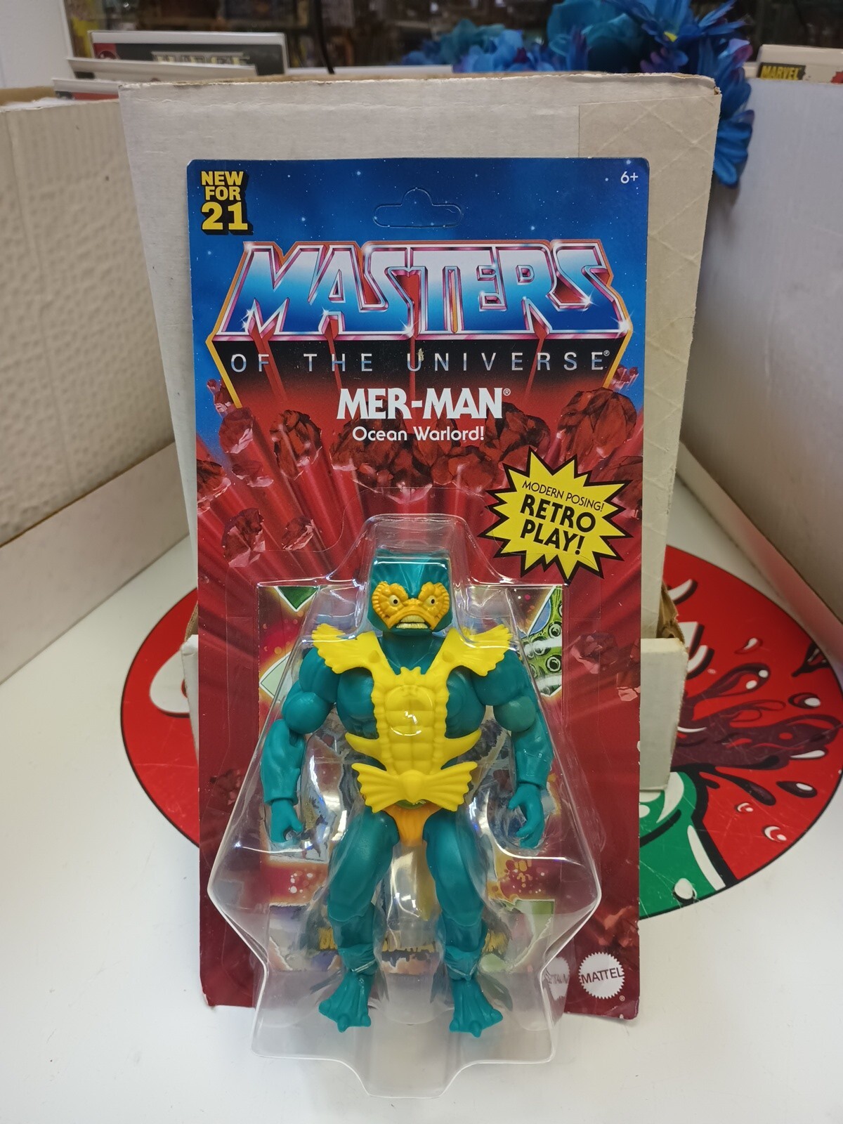 Mer-Man Masters of the Universe Origins Retro Play Action Figure MOTU ...