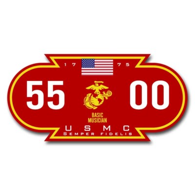 USMC 5500 MOS Decal - PriorService Decal - USMC Veteran Decal - USMC 3 ...