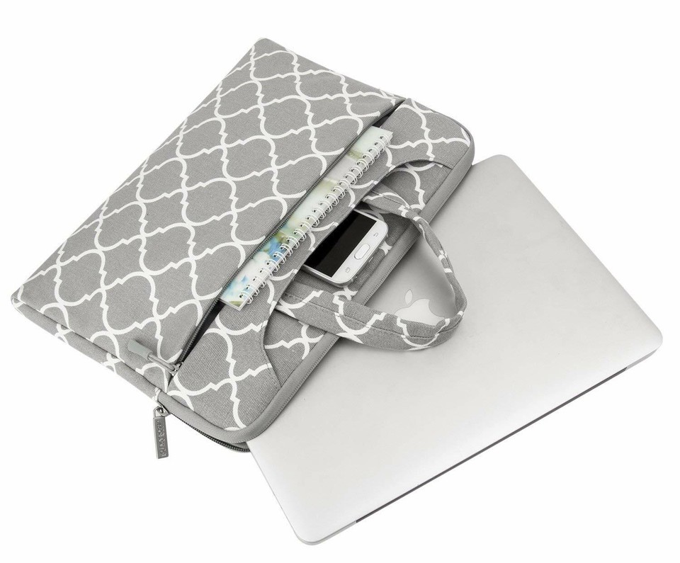 11 13 15" Canvas Notebook Case Laptop Bag Cover for Macbook Dell Acer ...