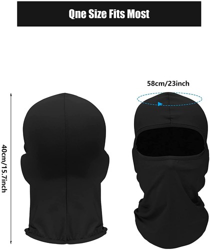 3Pc Balaclava Face Mask Cooling Neck Gaiter UV Protection Sun Hood for ...