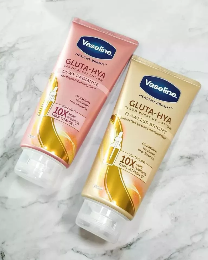 Vaseline GlutaGlow-Hya Dewy Radiance & Gluta-Hya Flawless Glow Serum 330+330ml | eBay UK