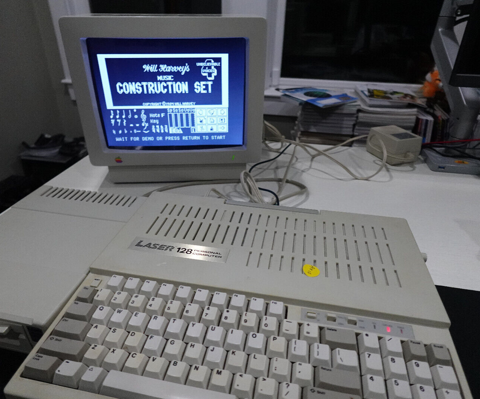 Vintage Laser 128 Computer with External 5 1/4" Drive - Tested and ...