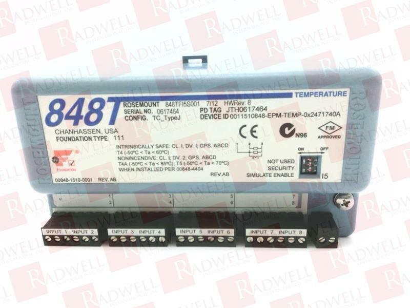 Rosemount 848T High Density Temperature Transmitter for sale online | eBay