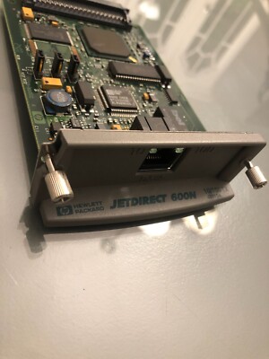 HP DesignJet 800 JetDirect 600N Print Server EIO Ports J3113A J3113 ...