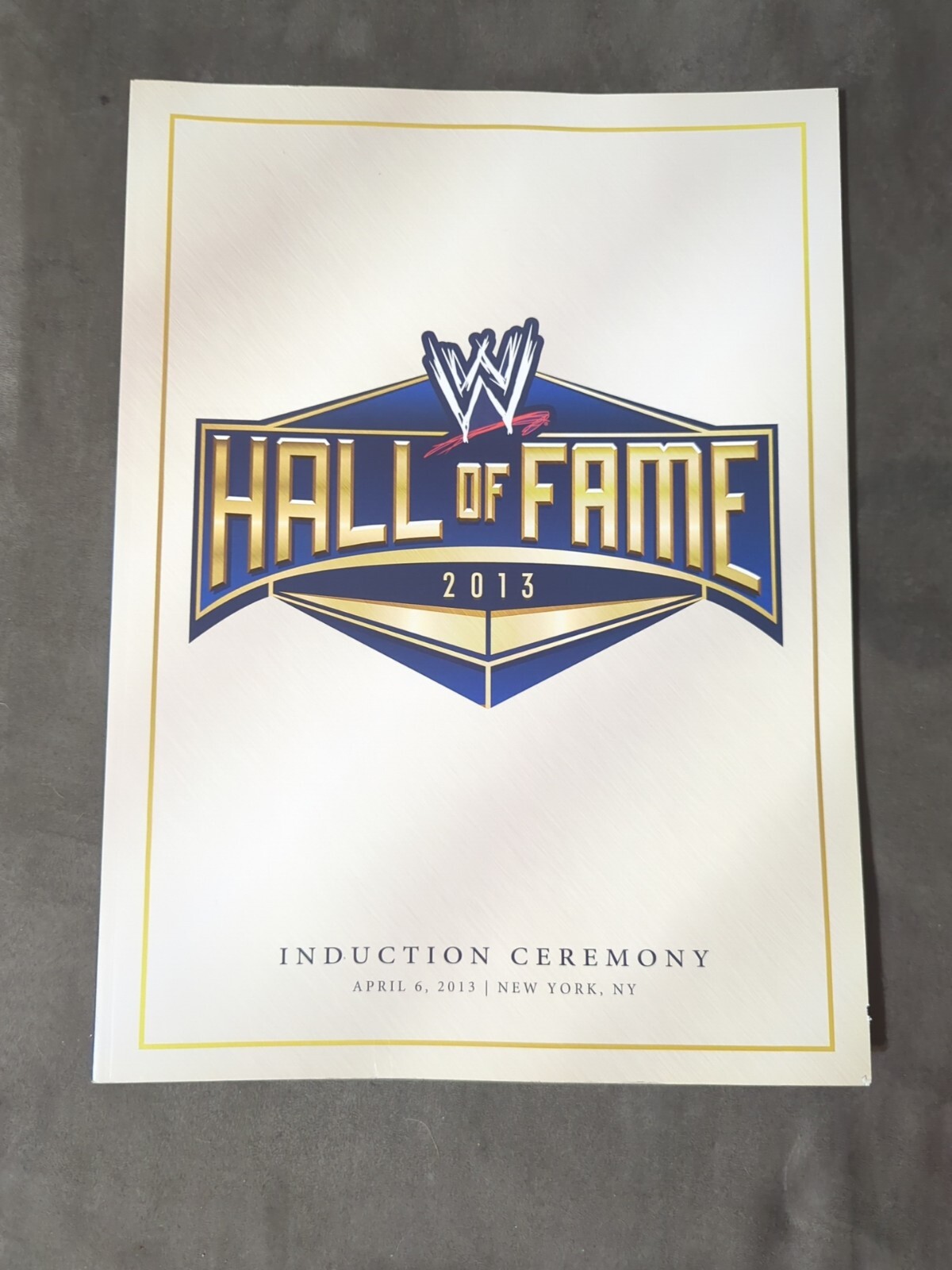 2013 WWE Wrestlemania 29 Wrestling Program John Cena vs. The Rock Hall ...