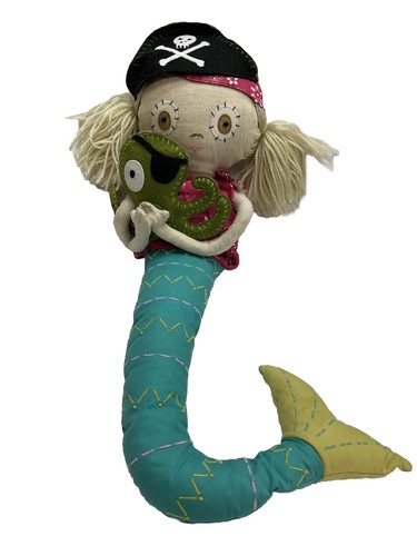 Pottery Barn Kids Large Pirate Mermaid With Octopus Plush 20" Doll ...