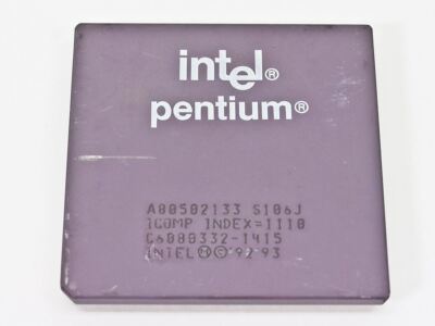 Intel S106J PI 133Mhz Processor A80502133 Computer Socket 7 CPU | eBay
