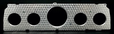 1964 1965 1966 Chevy Truck 5 Gauge Dash Panel Engine Turned Billet Alum ...