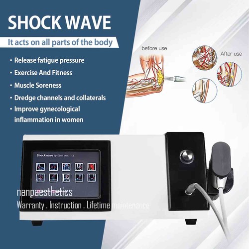 ESWT Pneumatic Shockwave Therapy Machine Body Massager Pain Relief ED ...