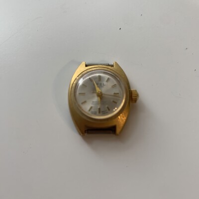VINTAGE OPEL DELUXE GOLD TONE WATCH WRISTWATCH !(PARTS OR REPAIR) | eBay