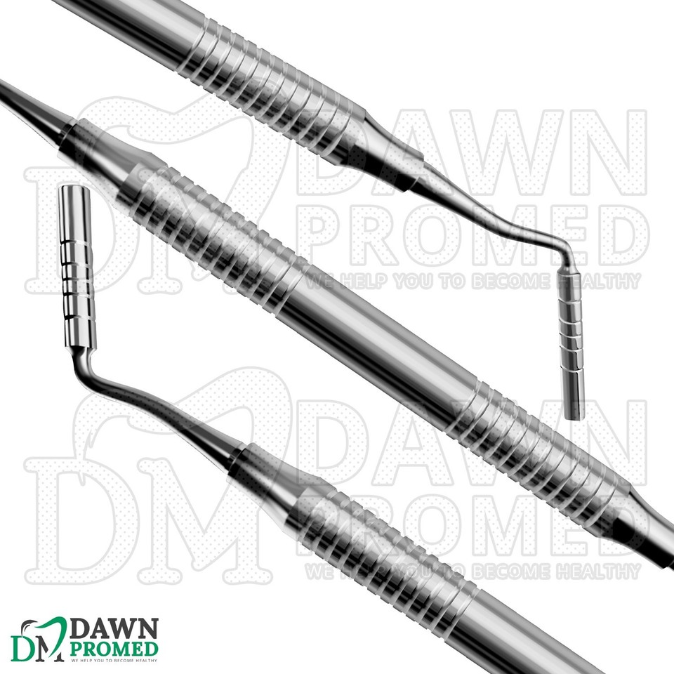 Dental Bone Graft Condenser Plugger 7.25" Depth Gauge 3.3MM/4MM Smooth ...