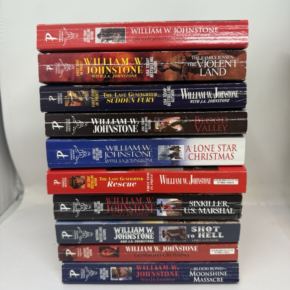 MASSIVE Western Paperback Lot (29 Books)! William W. & J.A. Johnstone ...