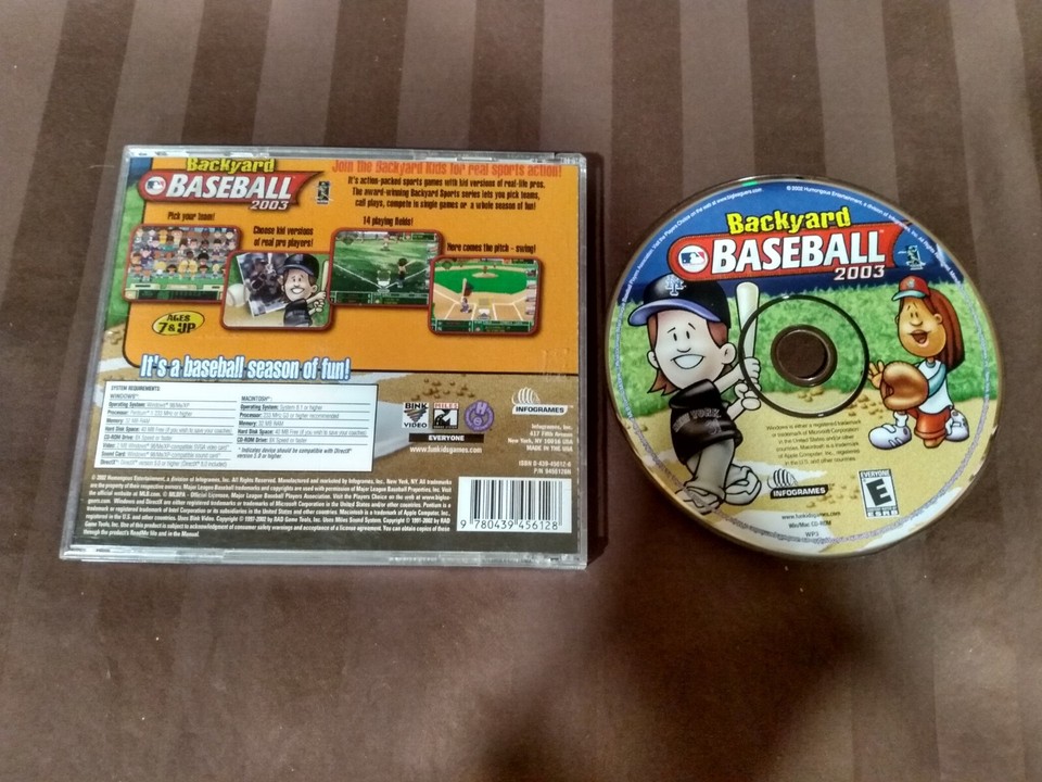 BACKYARD BASEBALL 2003 COMPLETE PC GAME | eBay