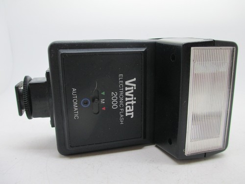 Vivitar Electronic Flash 2000 Hot Shoe Mount Universal Auto Manual ...
