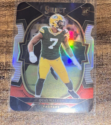 2022 Select QUAY WALKER RC Black And Red Prizm Die Cut Packers | eBay