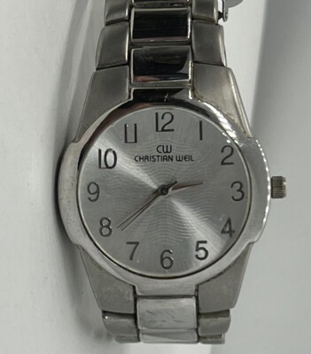 Christian Weil Quartz Watch Round Face 24k Gold Plated | eBay